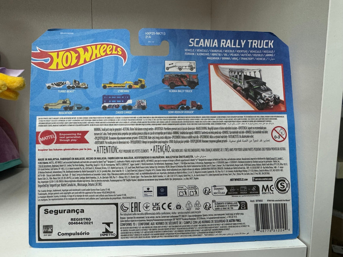 Hot Wheels veicolo Scania Rally Truck| Giocattoli e Bambini - Toys Store