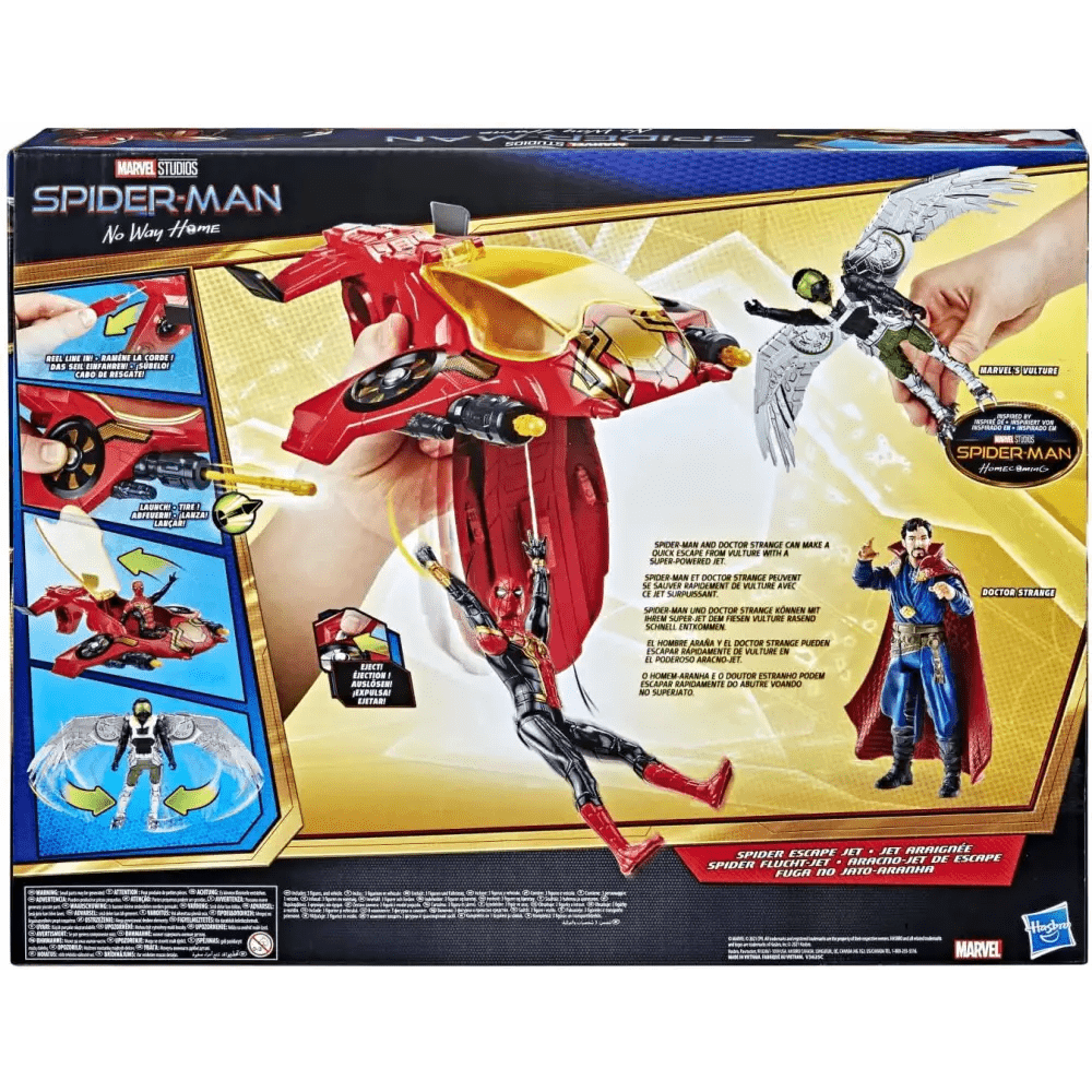Spider Escape Jet con 3 personaggi